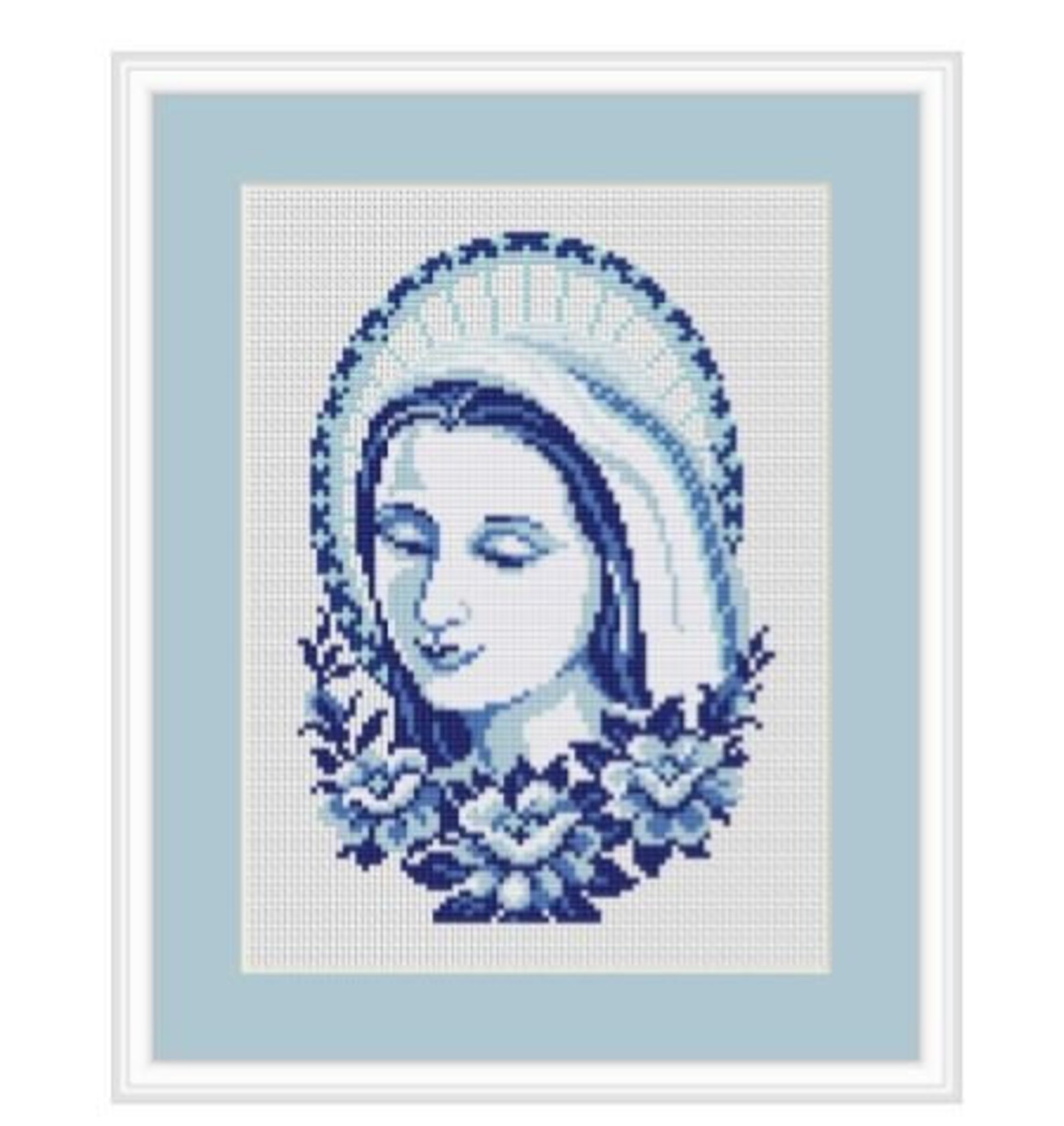 Virgin Mary Cross Stitch Pattern. Mother of God. Cross Stitch - Etsy