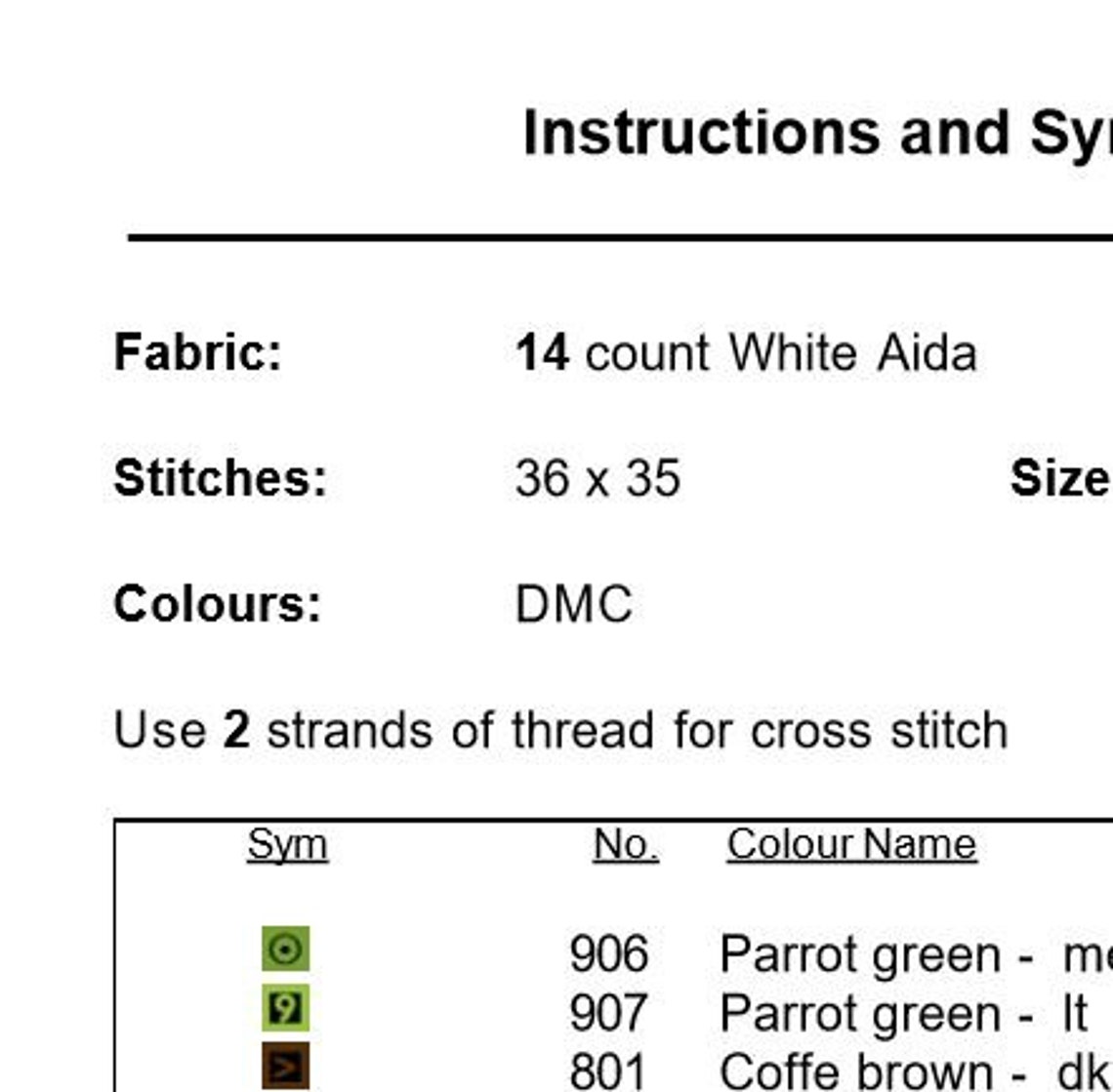 Pear PDF Instant Download. Pears Pattern. Yellow Pears Counted - Etsy