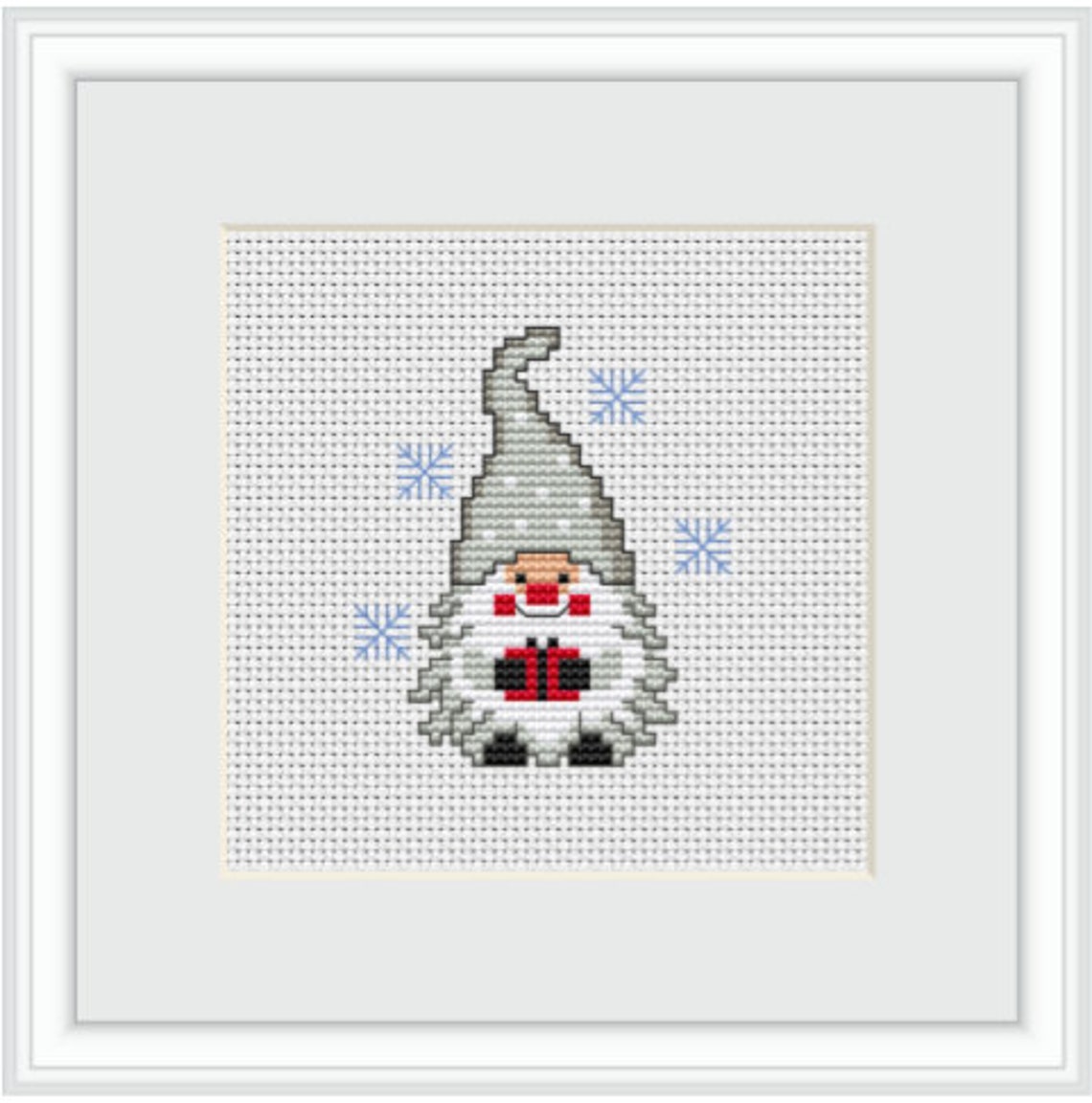 Christmas Gnome Cross Stitch Kit. DIY. Cross Stitch Kit. Funny ...