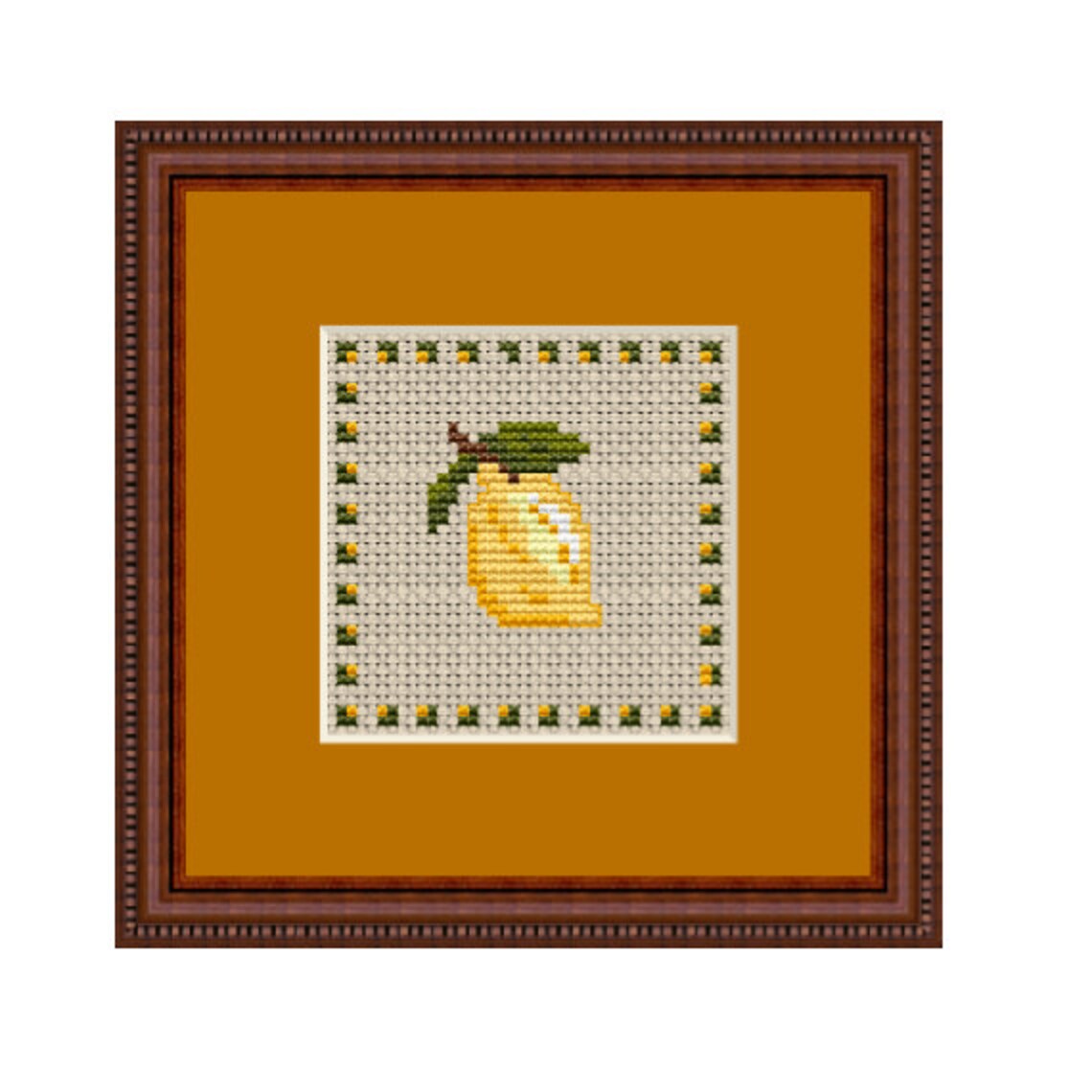 Lemon. Counted Cross Stitch Pattern. PDF Instant Download. Decor ...