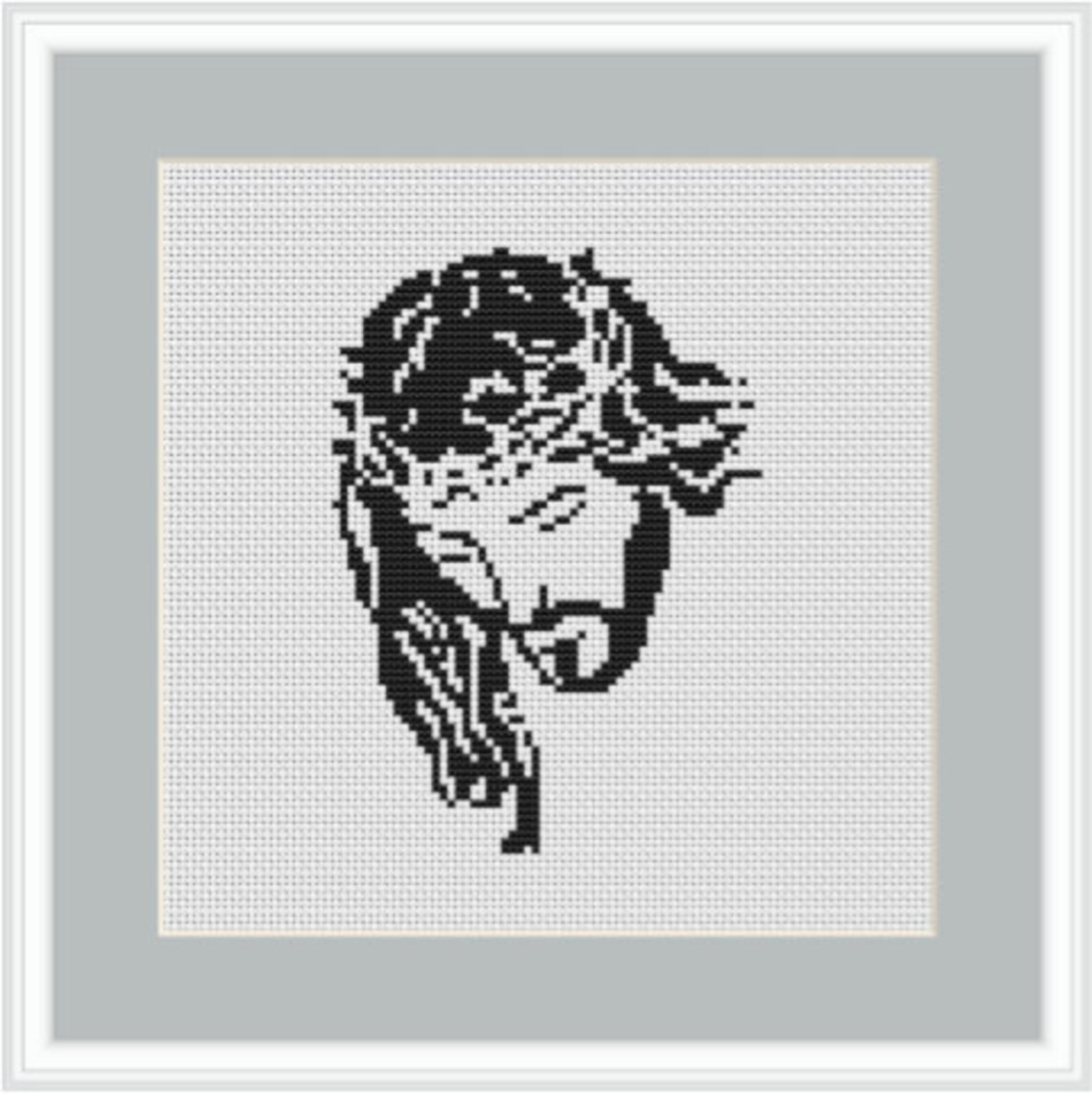 Jesus Christ Cross Stitch Kit. Jesus Cross Stitch Kit. | Etsy