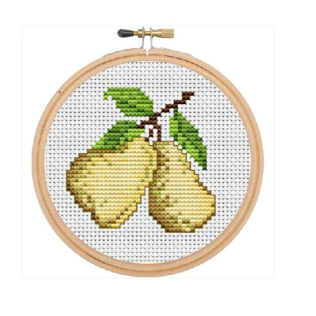 Pear PDF Instant Download. Pears Pattern. Yellow Pears Counted Cross ...