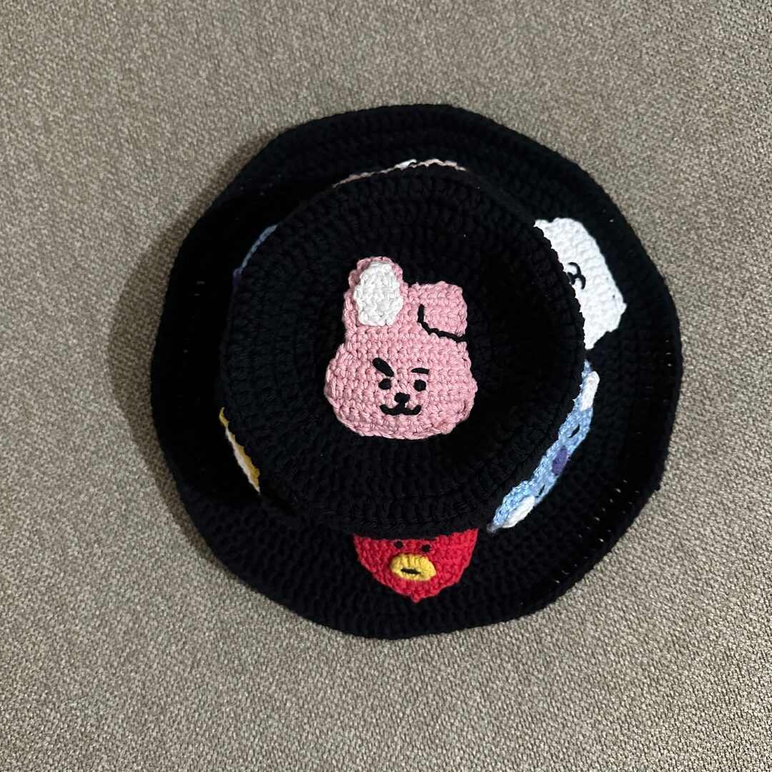 BT21 Crochet Bucket Hat - Etsy