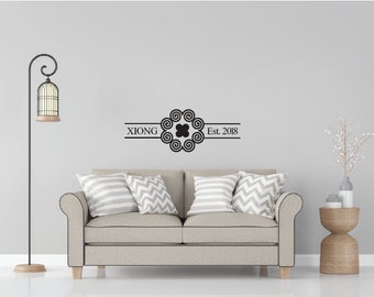 Hmong Family Name Wall Decal | Etsy