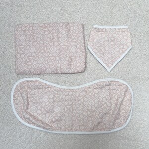 Hmong Pattern Swaddle Set (pastel Pink) - Etsy