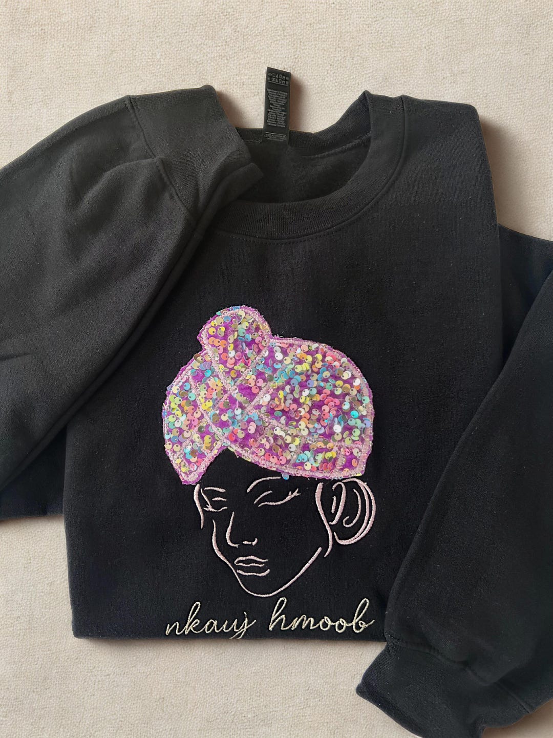 Hmong Girl Purple Sequin Sweater (youth) - Etsy
