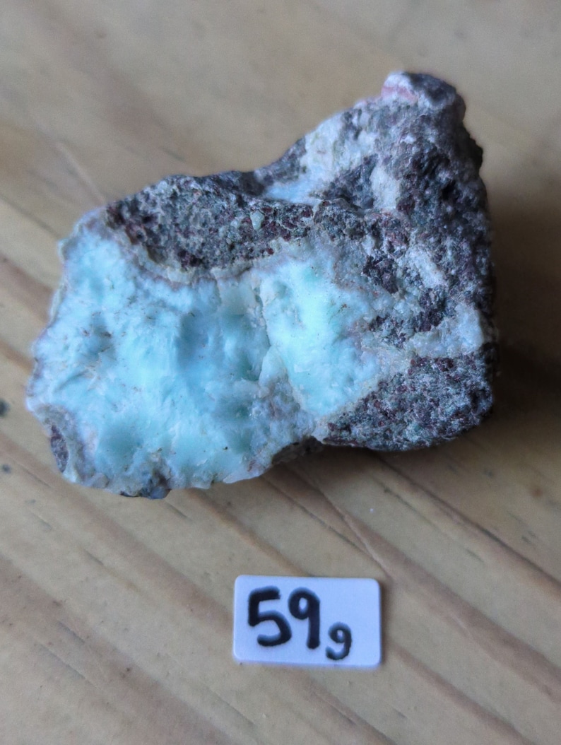 Larimar Raw Stone, Larimar Crystal, Blue Pectolite, Dolphin Stone, Atlantis Stone, Natural Form ...