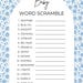 Word Scramble Baby Shower Game, Instant Download, Printable, Baby ...