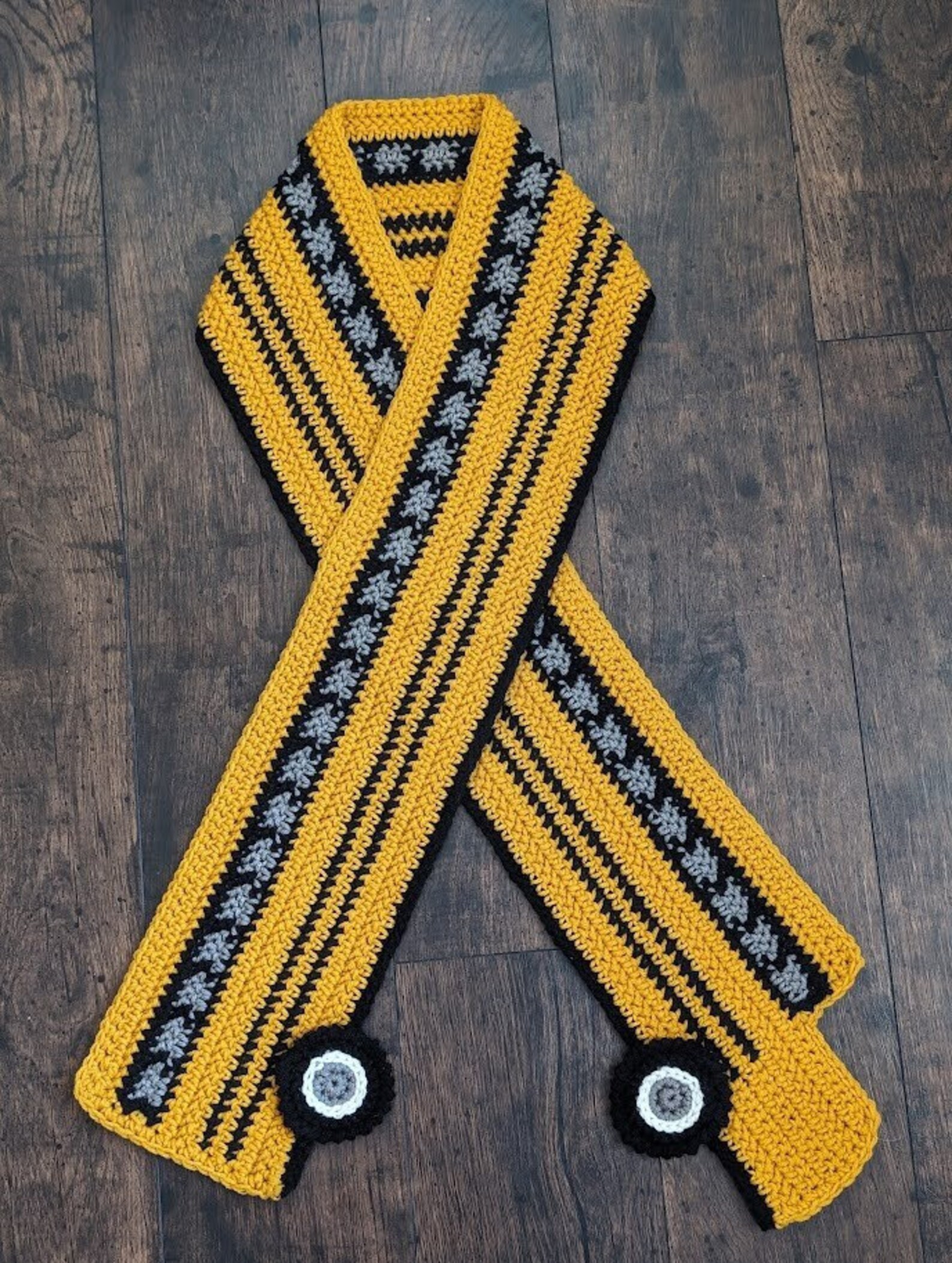 Wheels on the Bus Scarf Pattern - School Bus Driver Gift Crochet ...