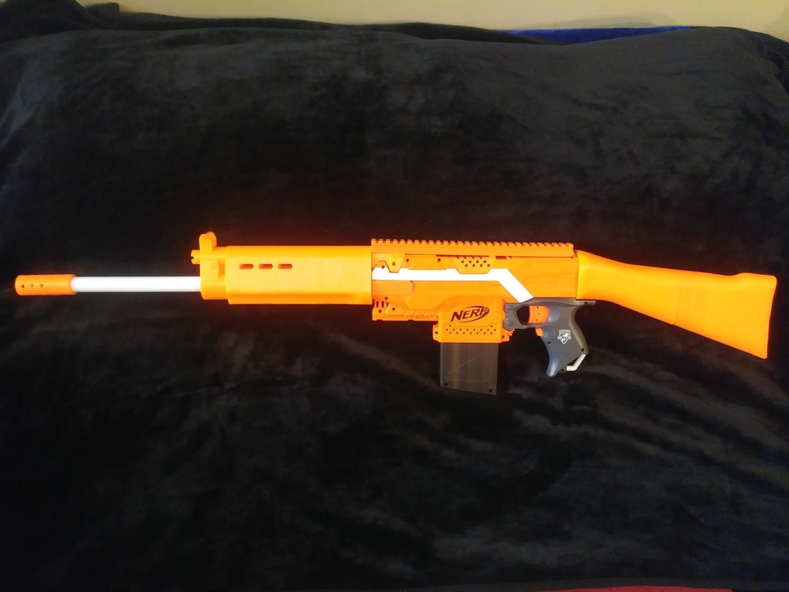 FN FAL Nerf Stryfe Cosmetic Kit 2.0 Now with carry handle | Etsy