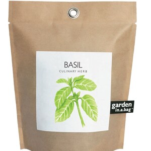 Basil Garden in a Bag | Self Contained Plant – Eco Friendly - Basil ...