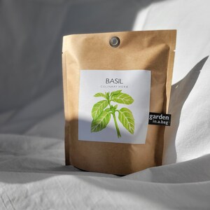 Basil Garden in a Bag | Self Contained Plant – Eco Friendly - Basil ...