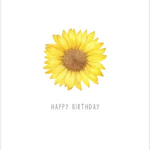 Happy Birthday - Greeting Card- Watercolor - Stationery - Gift Cards ...