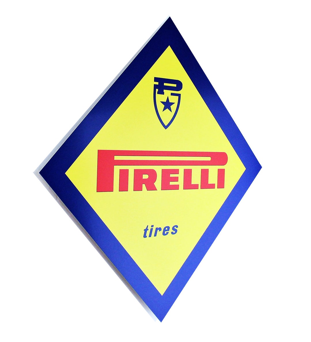 Pirelli Dealer Sign 1960's, Diamond Shape - Etsy
