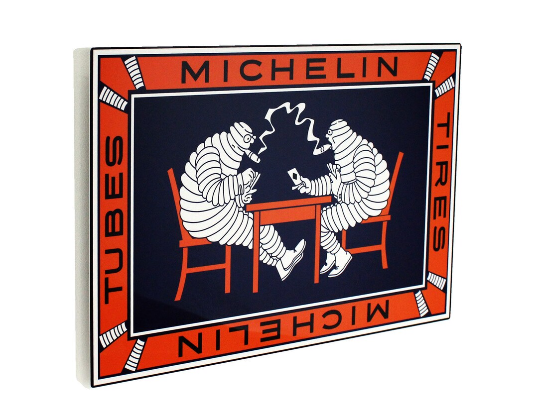 Michelin Vintage Bibendum, Metal Sign - Etsy