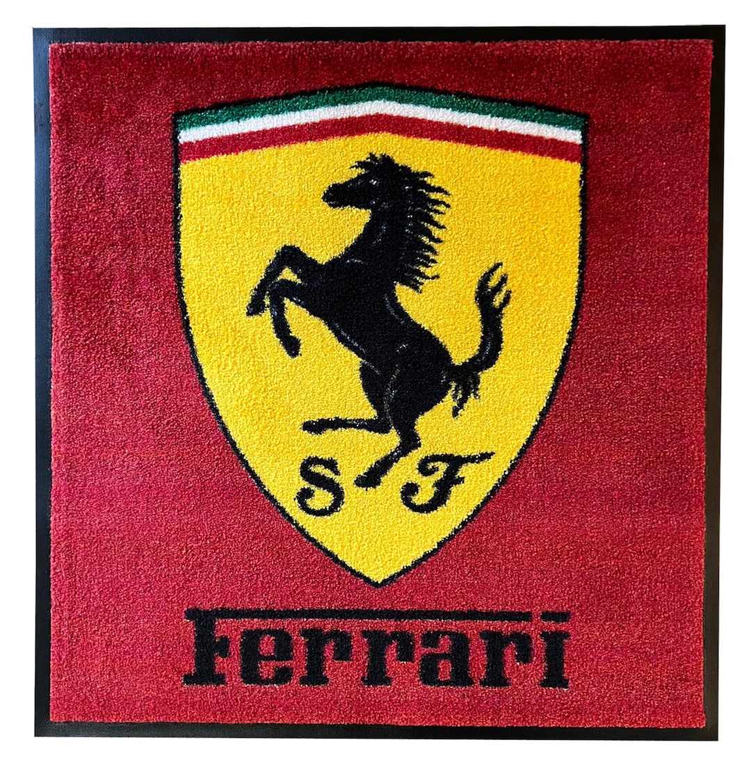 Ferrari Shield Floor Door Garage Mat, Large 3x3 - Etsy