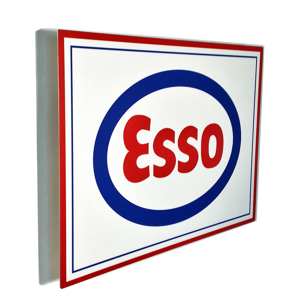 Esso Oil and Gas Metal Sign - Etsy