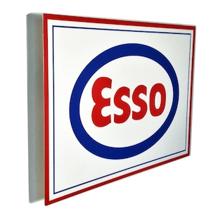 Esso Oil and Gas Metal Sign - Etsy