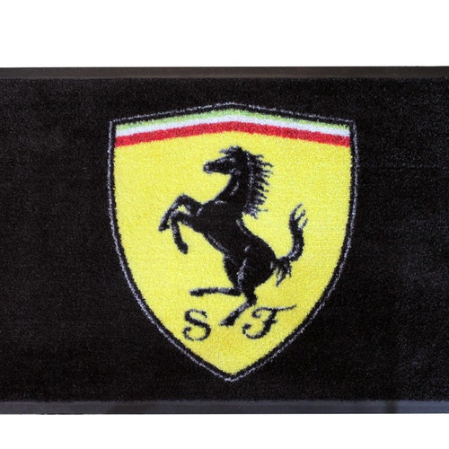 Ferrari Shield Floor Mat - Etsy