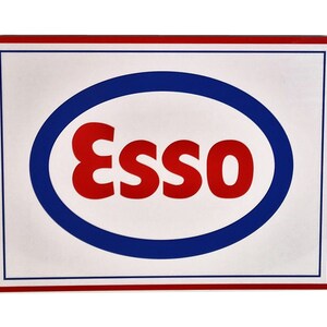 Esso Oil and Gas Metal Sign - Etsy