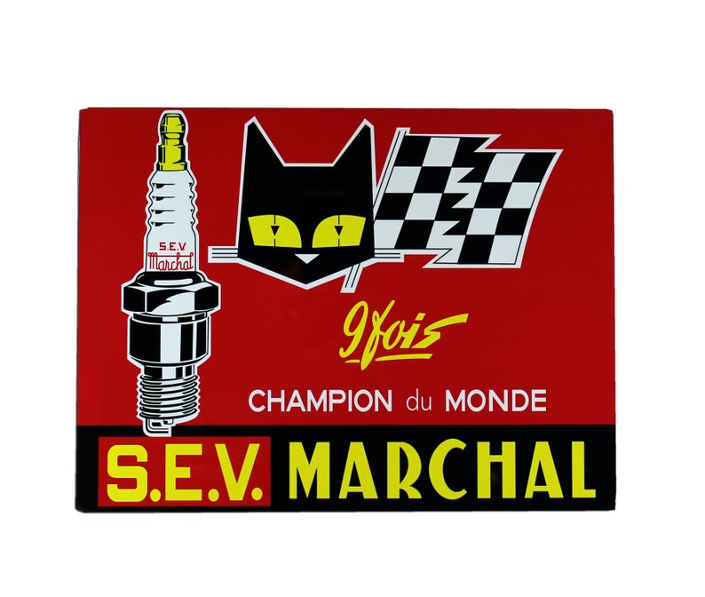 S.E.V Marchal Vintage Metal Dealer Sign 1960 70's - Etsy