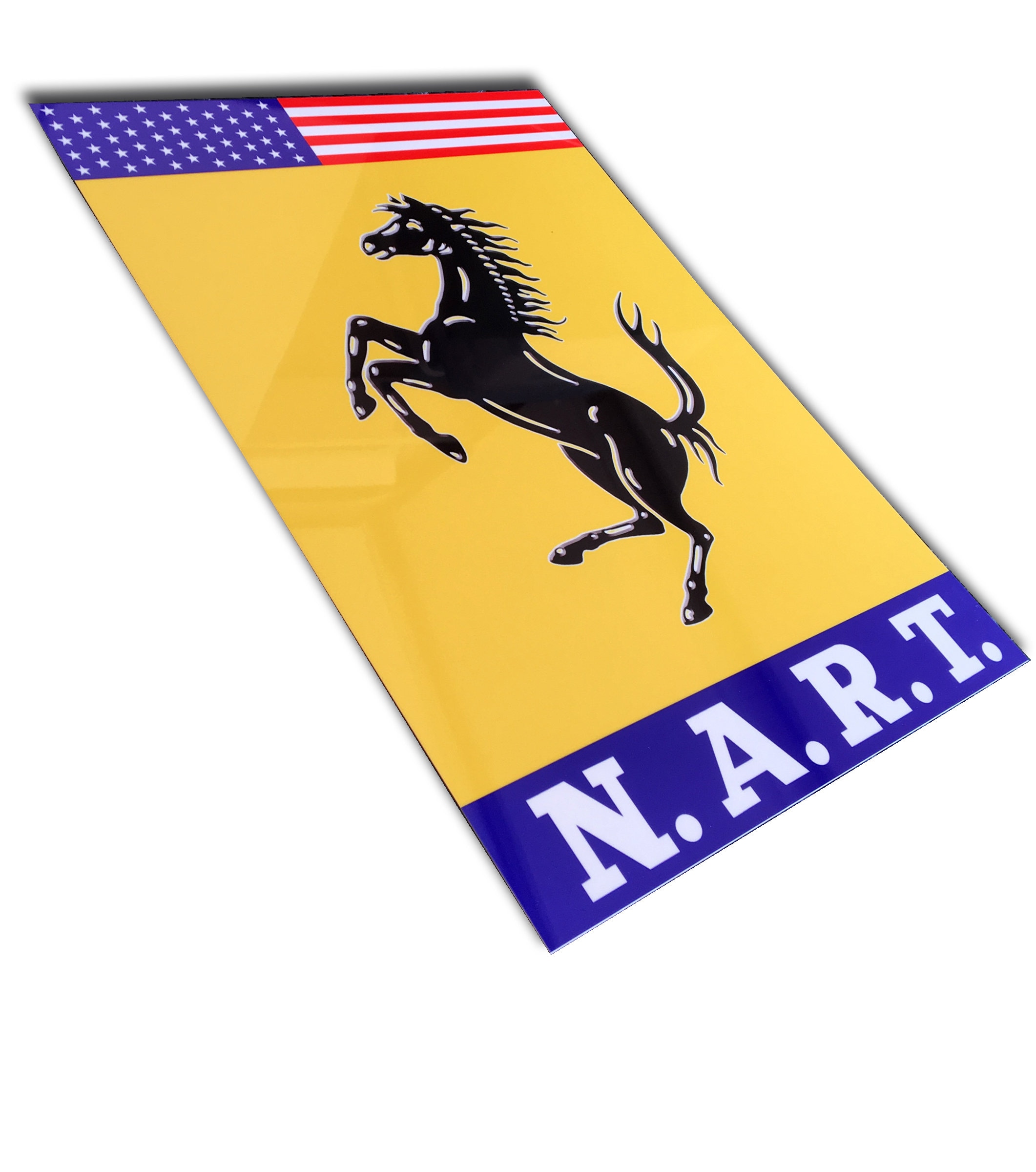 Ferrari NART Emblem Metal Sign - Etsy