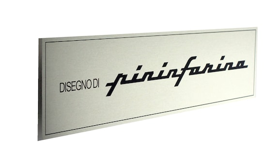 Pininfarina Badge Metal Sign - Etsy