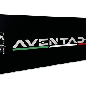 Lamborghini Aventador Emblem Metal Sign, Banner Style - Etsy