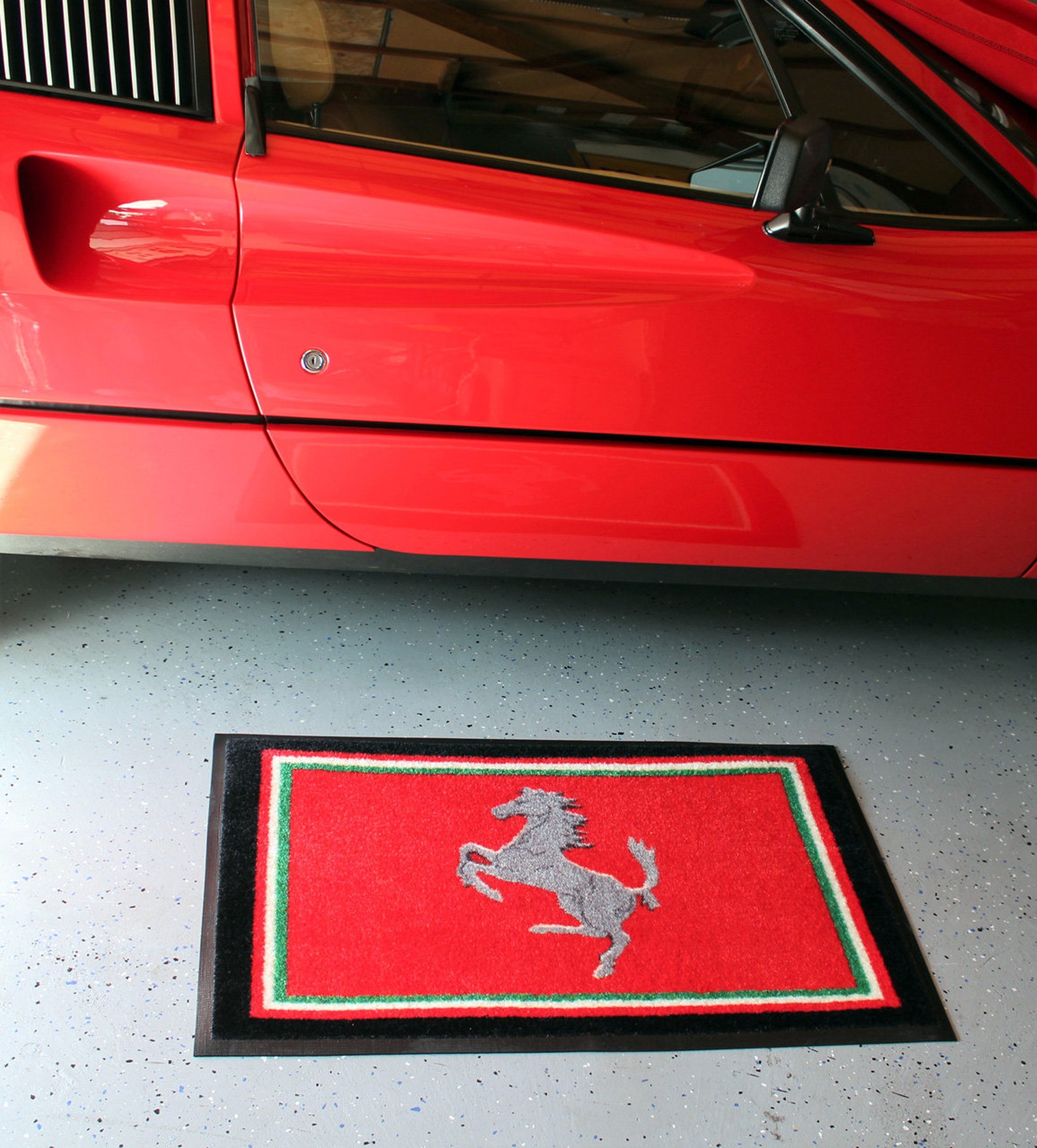 Ferrari Grille Horse Floor Mat - Etsy
