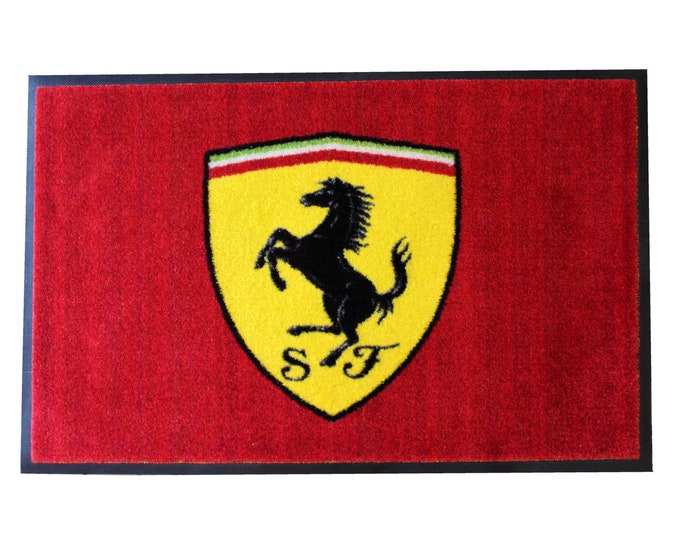 Ferrari Shield Floor Mat - Etsy