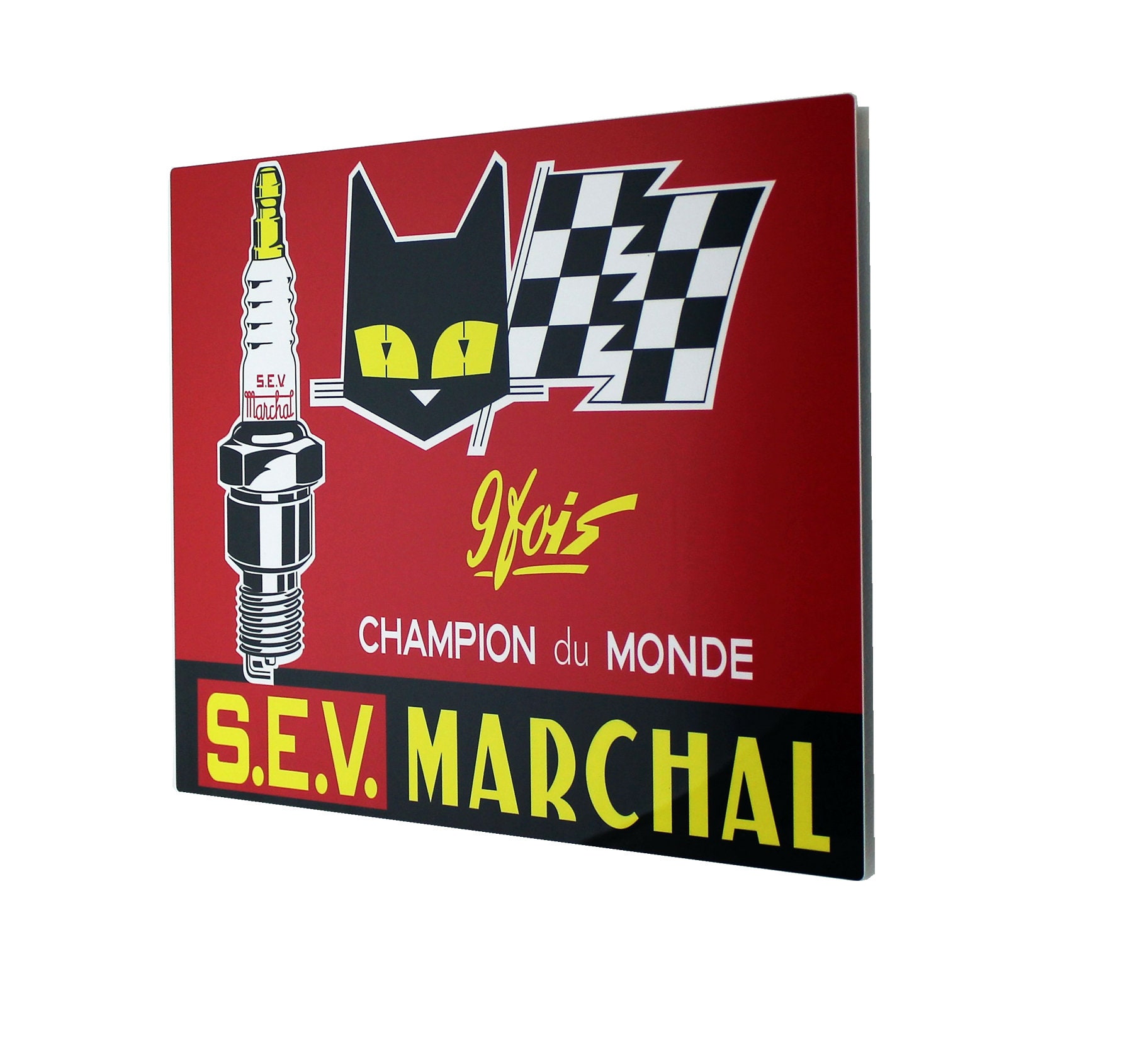 S.E.V Marchal Vintage Metal Dealer Sign 1960 70's - Etsy
