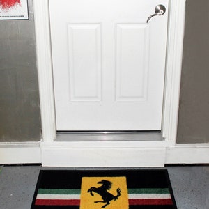 Ferrari Badge Floor Door Mat - Etsy