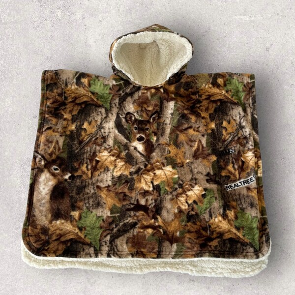 Fleece Poncho - Etsy
