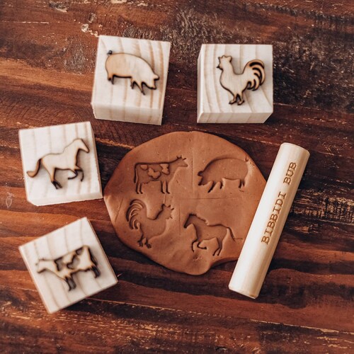 Australian Handmade Play Dough Stamps 4 X Sky - Etsy