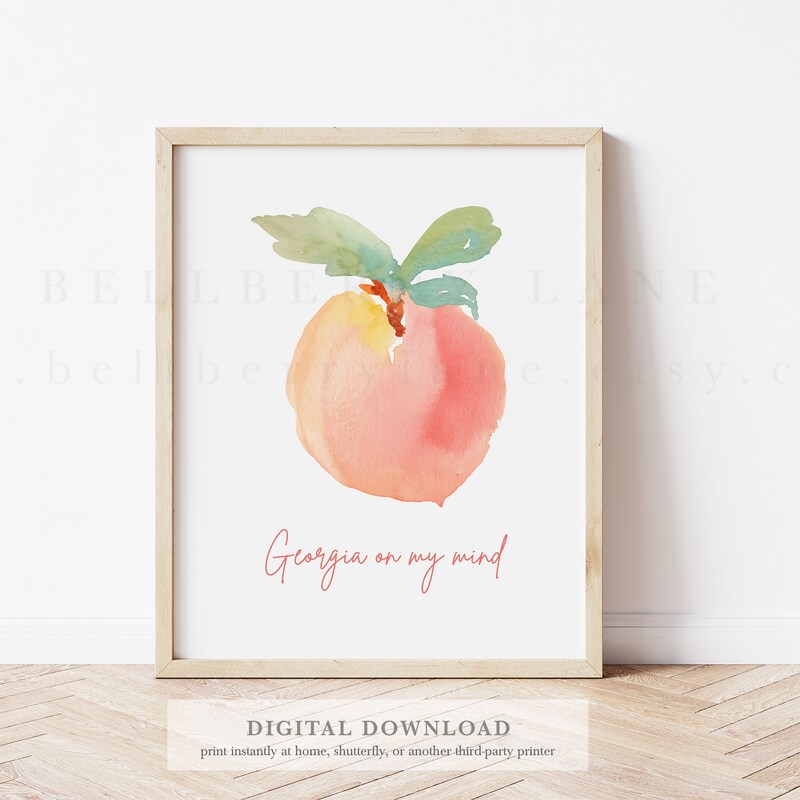 Georgia on My Mind - Etsy