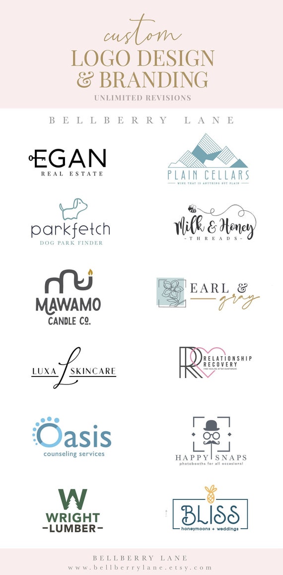 ALL-INCLUSIVE Logo Brand Identity Package Custom Logo Design - Etsy