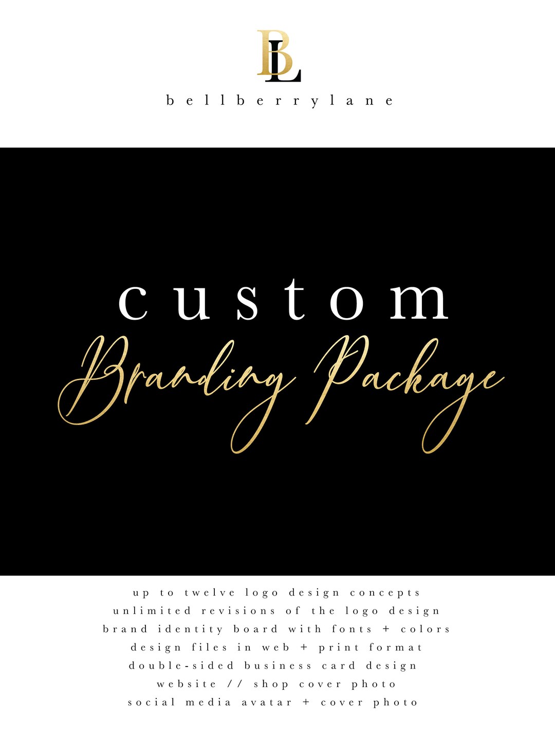 CUSTOM BRANDING PACKAGE - Custom Logo Design, Business Card, Website ...