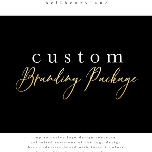CUSTOM BRANDING PACKAGE - Custom Logo Design, Business Card, Website ...