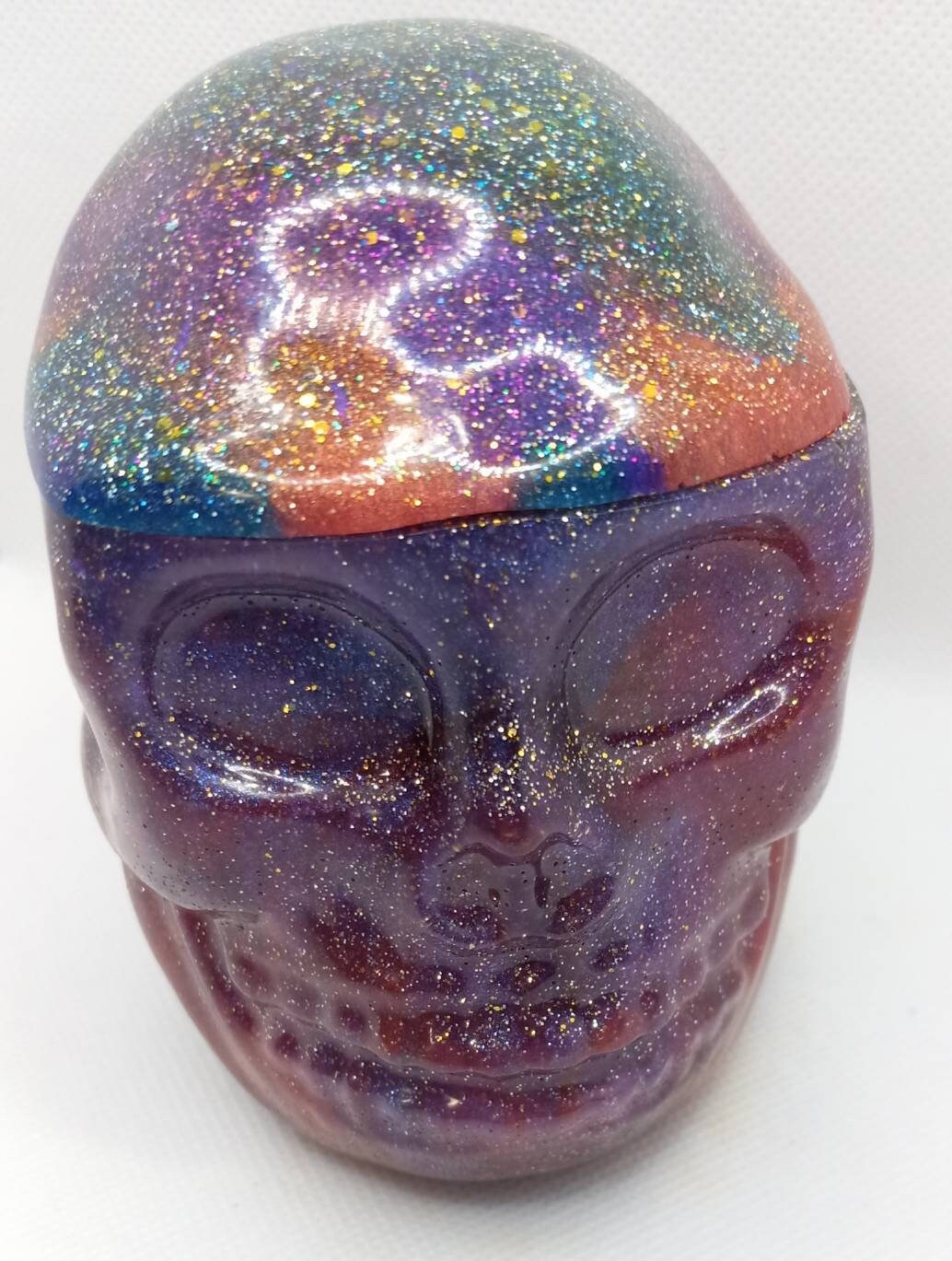Skull Jar With Lid Skull Trinket Dish Skull Jar Christmas - Etsy
