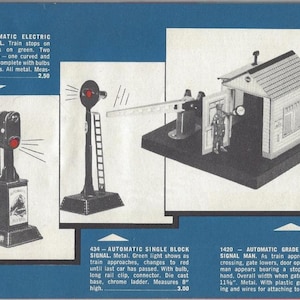 Vintage Louis Marx Automatic Train Block Signal / Electric - Etsy