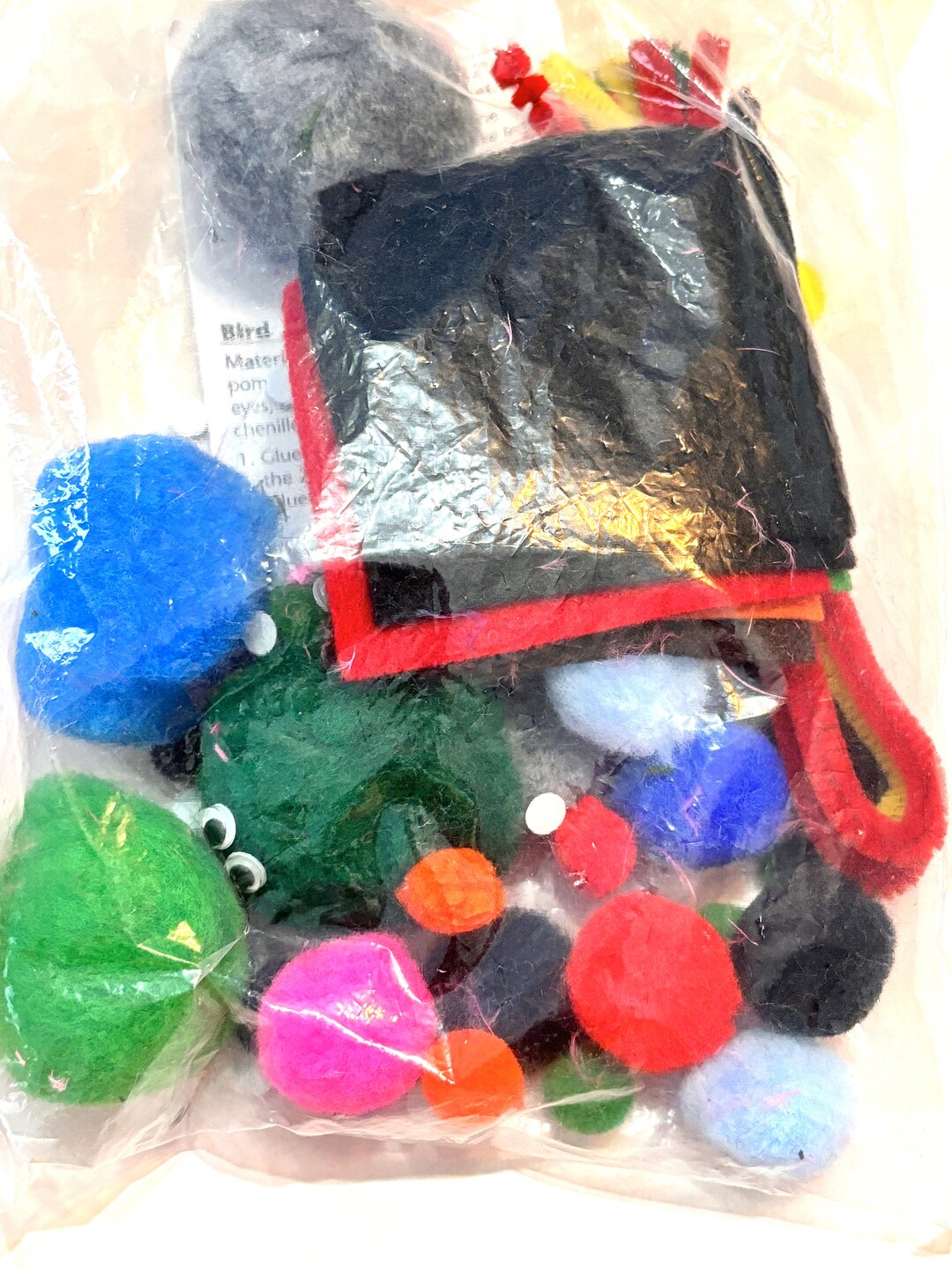 Vintage Animal/insect Craft Set Weepuls Pom Poms Chenille Pipe Cleaners ...