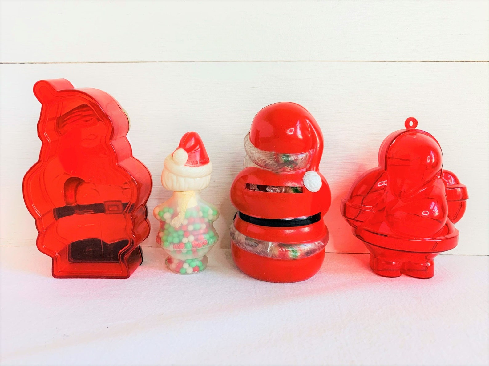 Vintage Christmas Candy Containers Vintage Santa Candy - Etsy