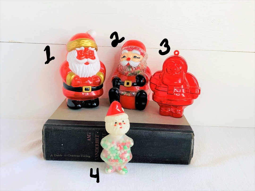 Vintage Christmas Candy Containers Vintage Santa Candy - Etsy