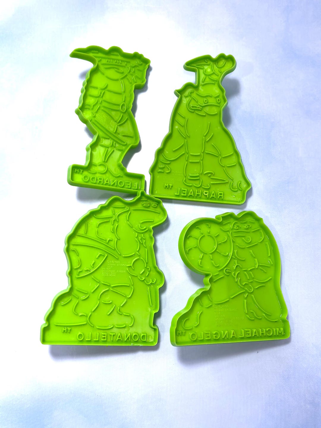 1990 Teenage Mutant Ninja Turtles Cookie Cutters - 4 Cutters - Etsy