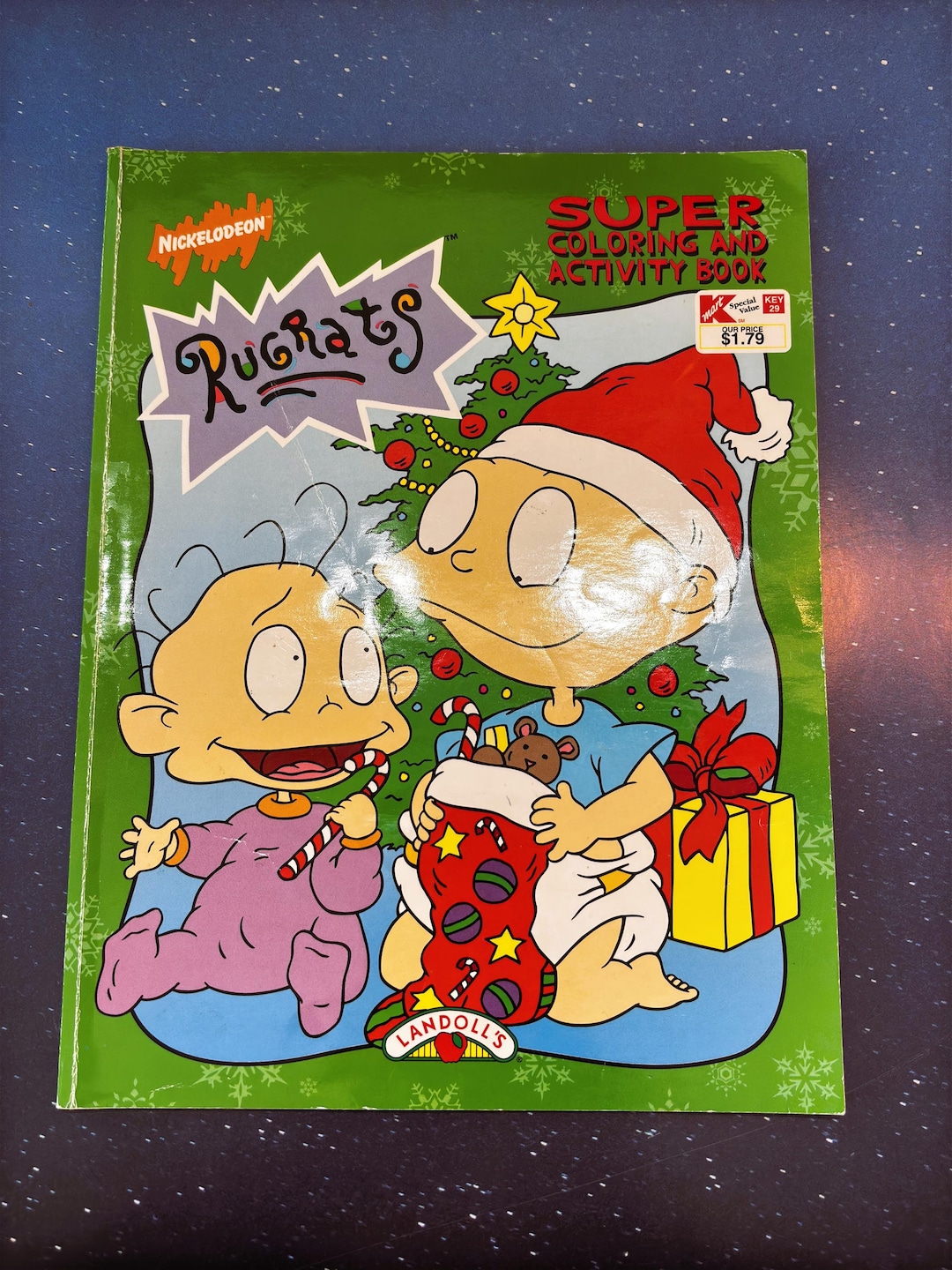 Vintage 1999 Landoll's Rugrats Christmas Coloring and Activity Book ...