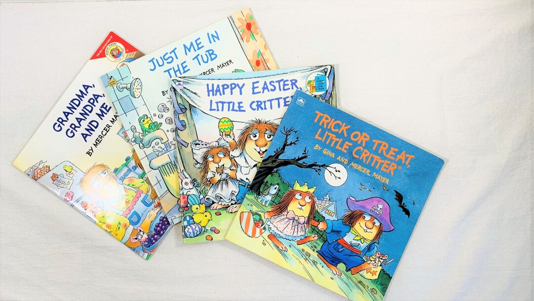 Vintage Little Critter Books, Mercer Mayer, Grandma, Grandpa and Me ...