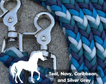 Custom Braided Paracord Split Reins - Etsy