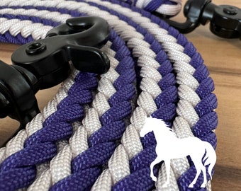 8 Ft. Paracord Loop Reins for Trail Riding, Horse Training - Etsy