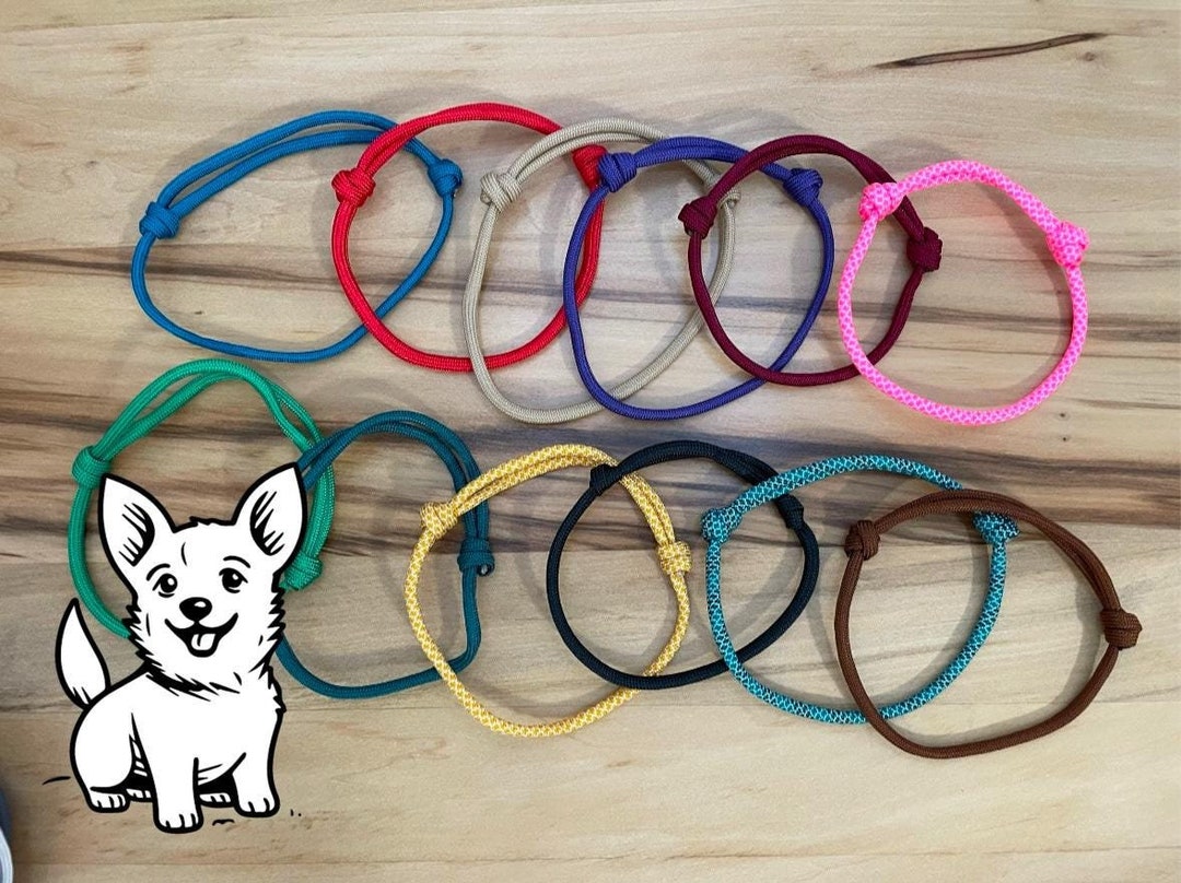 Puppy Whelping Collars, Paracord Collars, Puppy ID Collars, Paracord Puppy Collars, Litter ID ...