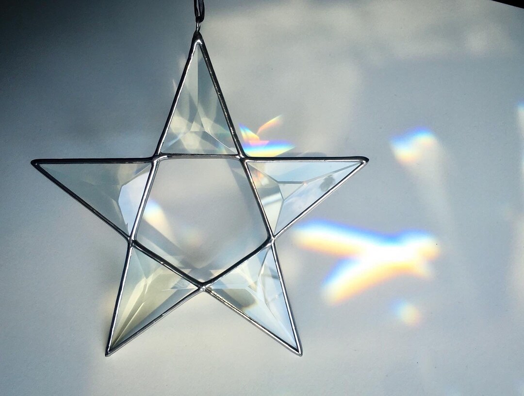Bevel Star - Prismatic - Handmade - Etsy